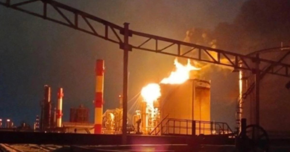 USF commander Brovdy released video of strikes on Ryazan Refinery and ...
