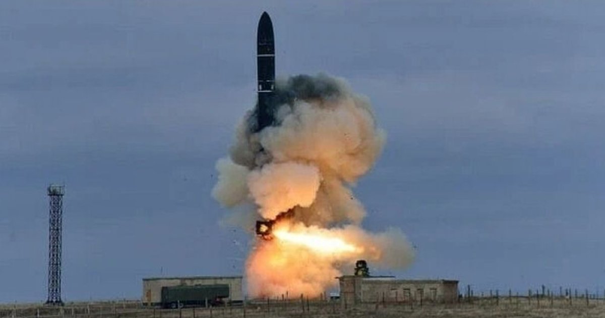 An intercontinental missile exploded in the Russian Federation during ...