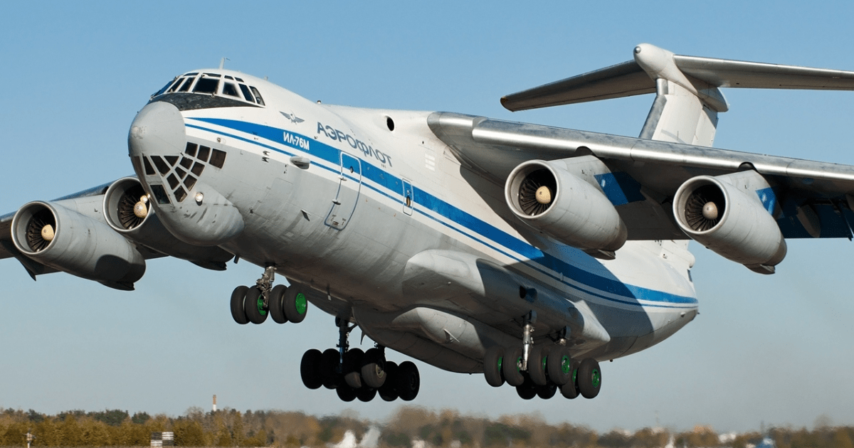 Il-76 military plane crashed in the Russian Belgorod region - video ...