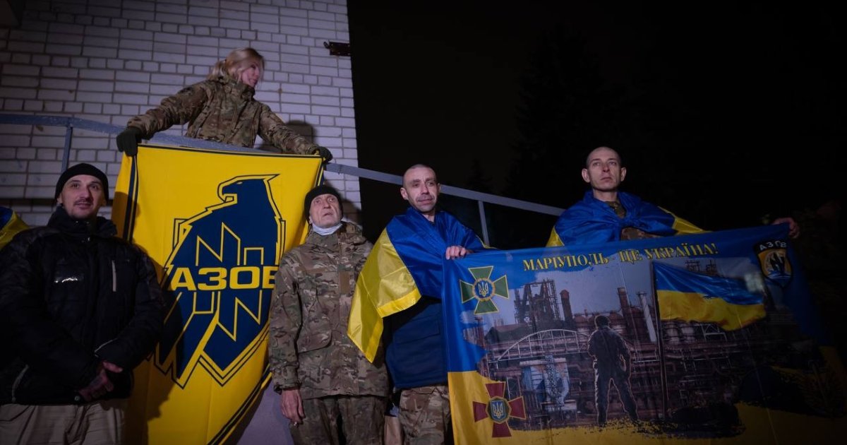 11 Azov fighters returned home as part of new prisoner exchange