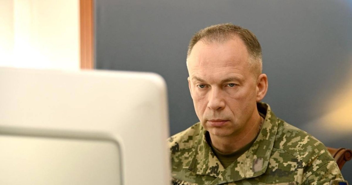 What's happening at the front — Syrsky's report
