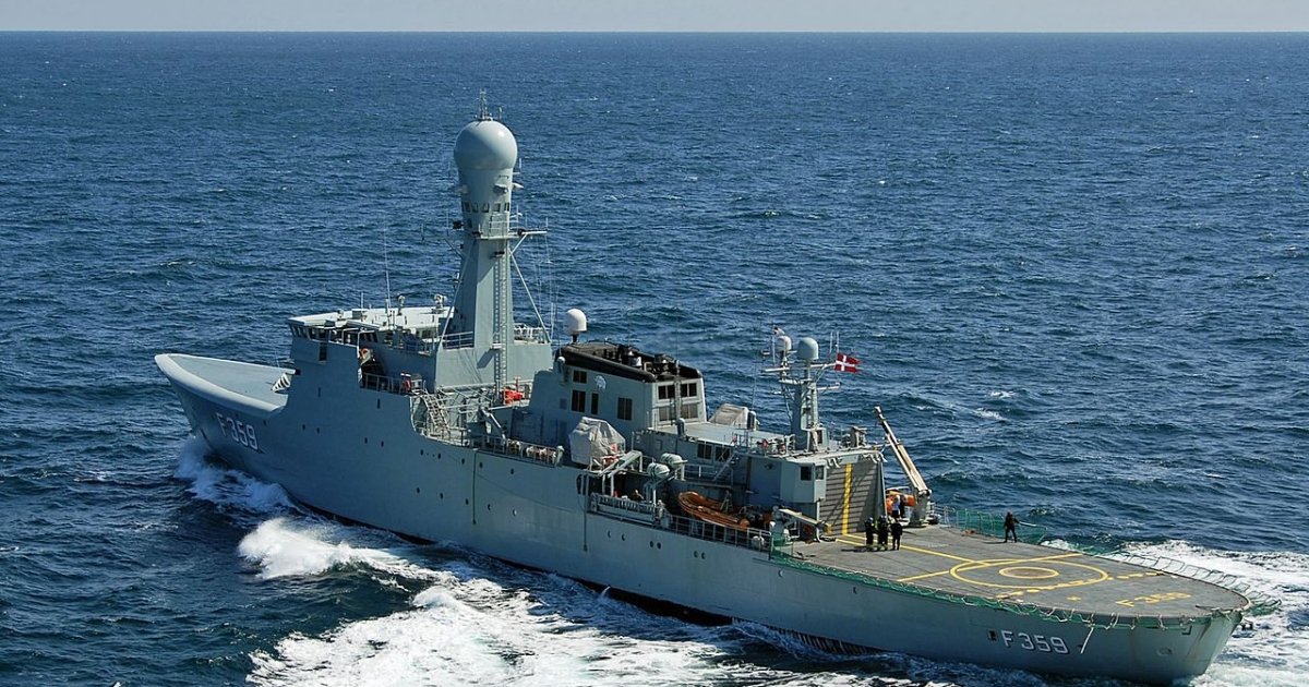 Russia has put its ships on a "collision course" with Danish vessels