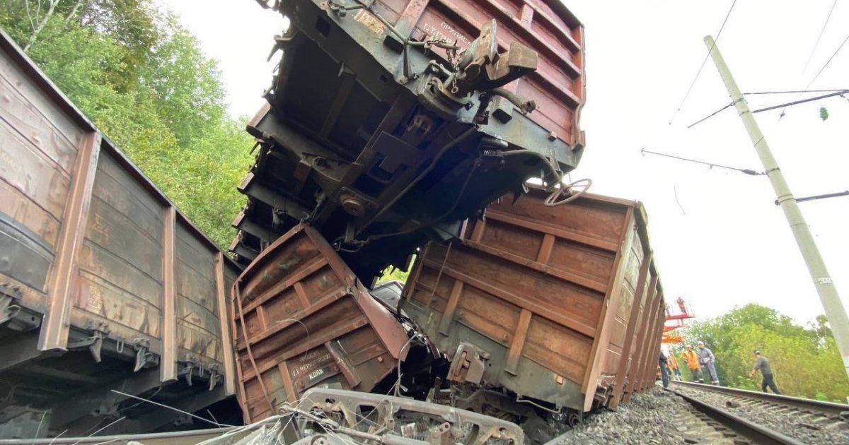 GUR allowed a freight train to derail in the Belgorod region of the ...