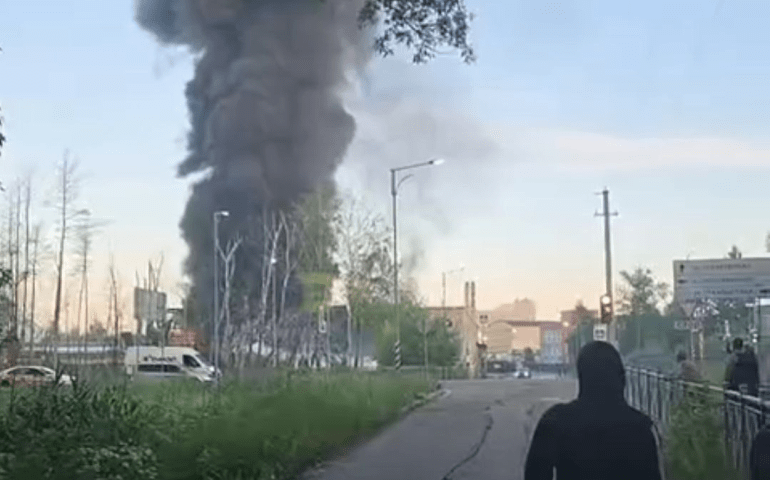 Drone attack. A company near Russian military-industrial complex is on ...