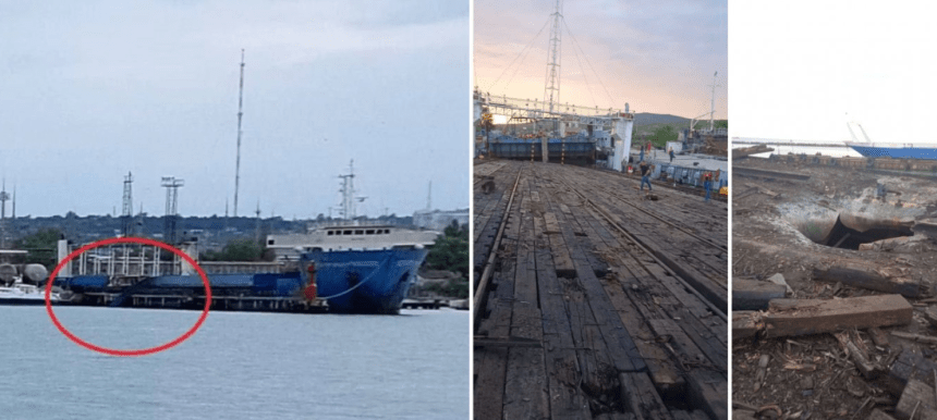 Attack on the ferry of the Russian Federation in the port "Kavkaz ...